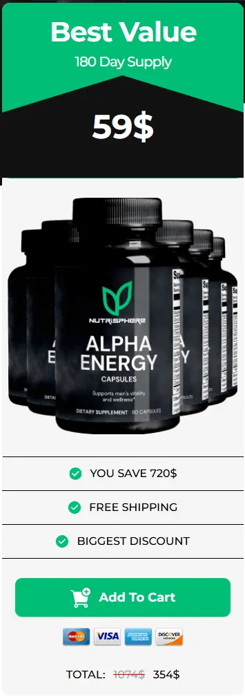 Alpha Energy™ | Boost Strength, Stamina & Male Performance Naturally
